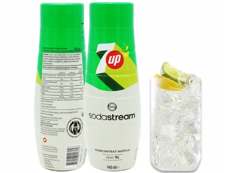 Syrop Koncentrat 7 Up Do Saturatora SodaStream 9L Napoju Z 440Ml - Inna marka | AGD Sklep EMPIK.COM