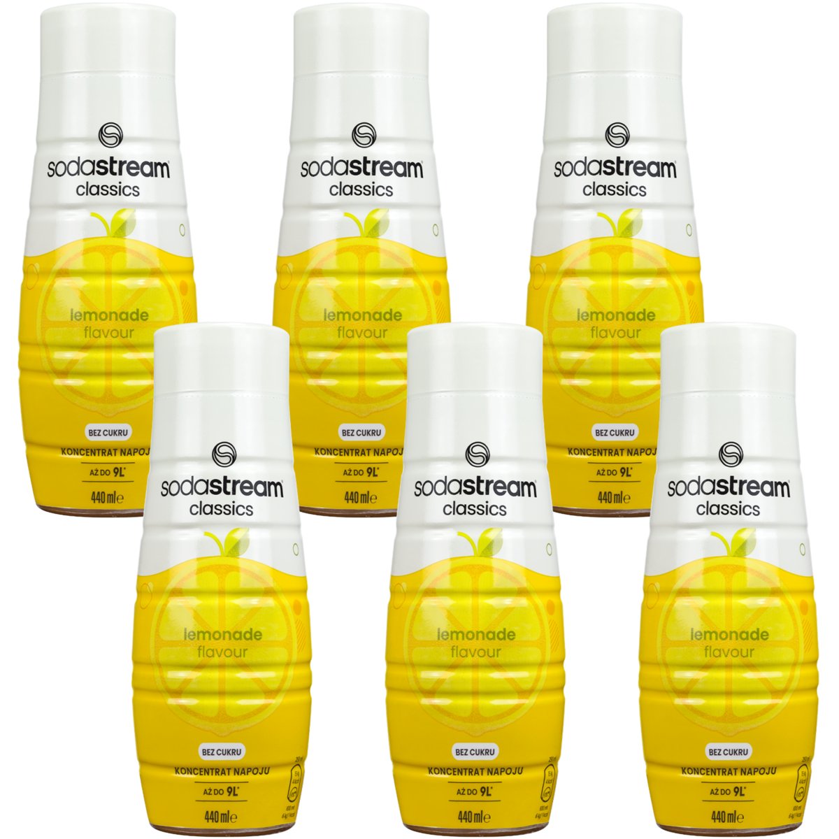 Syrop lemoniada SODASTREAM Lemonade, 6 szt. - 440 ml koncentrat do wody ...