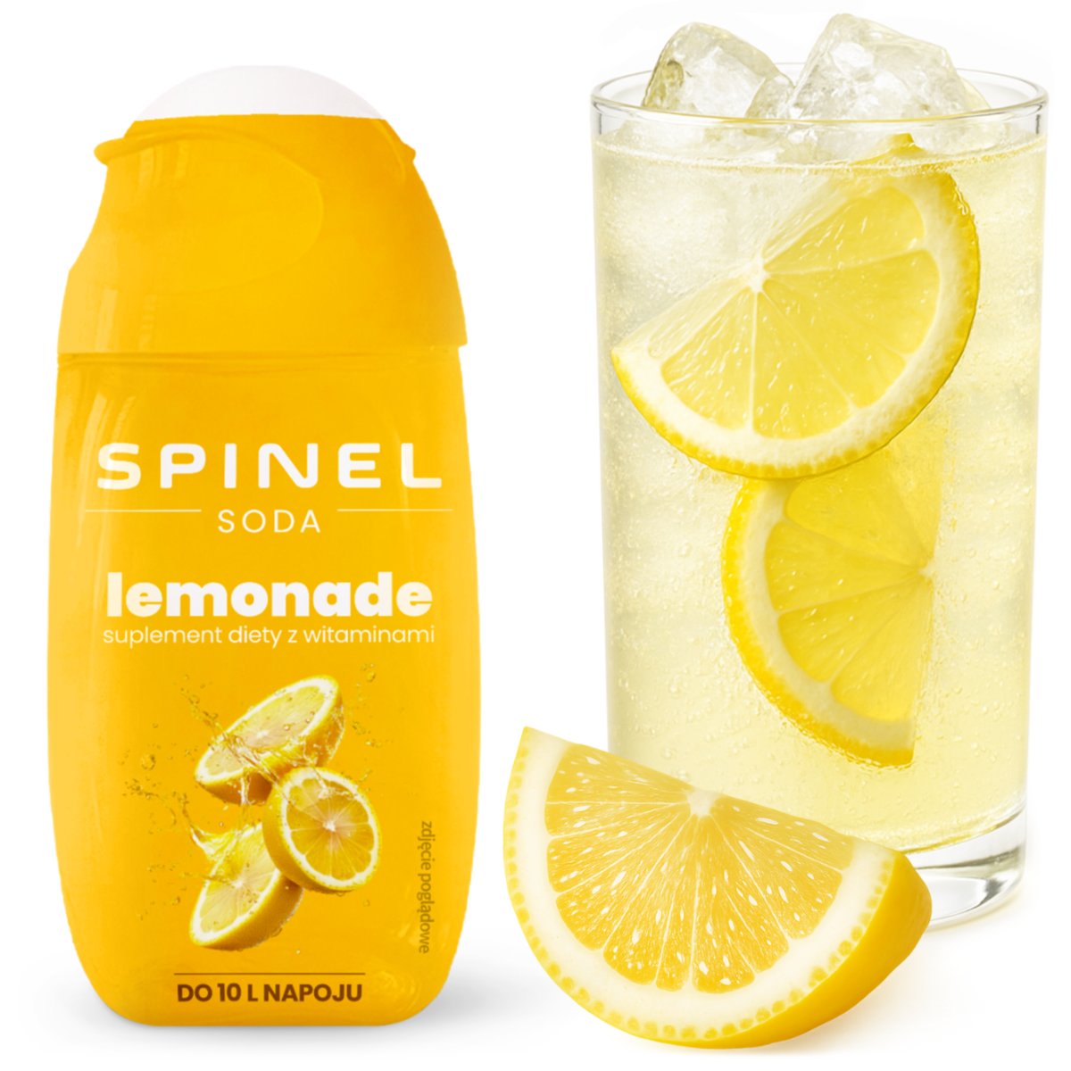 Syrop lemoniada SPINEL SODA Lemonade - 65 ml koncentrat bez cukru do ...