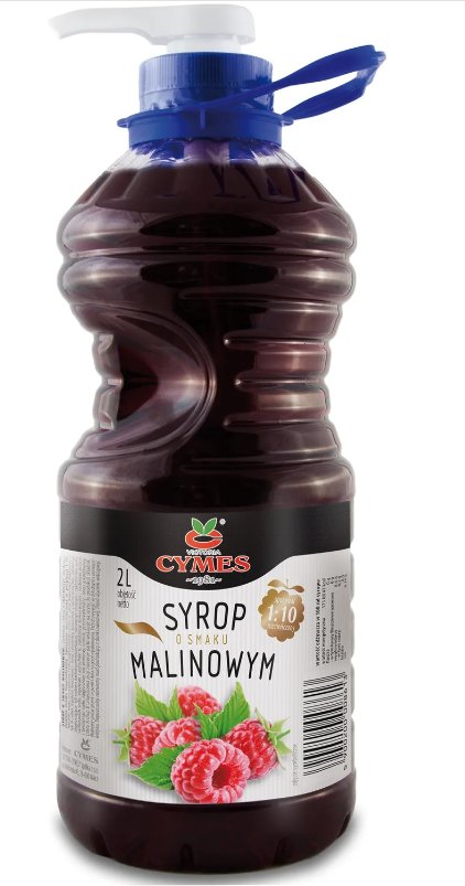 Syrop Malinowy z Pompką 2L CYMES - Inna marka | Sklep EMPIK.COM