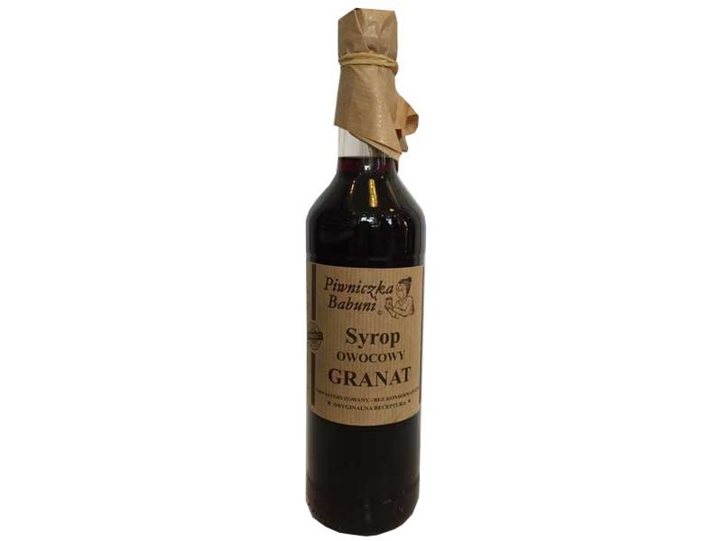Syrop Owocowy Granat 500Ml Piwniczka Babuni - PIWNICZKA BABUNI | Sklep ...