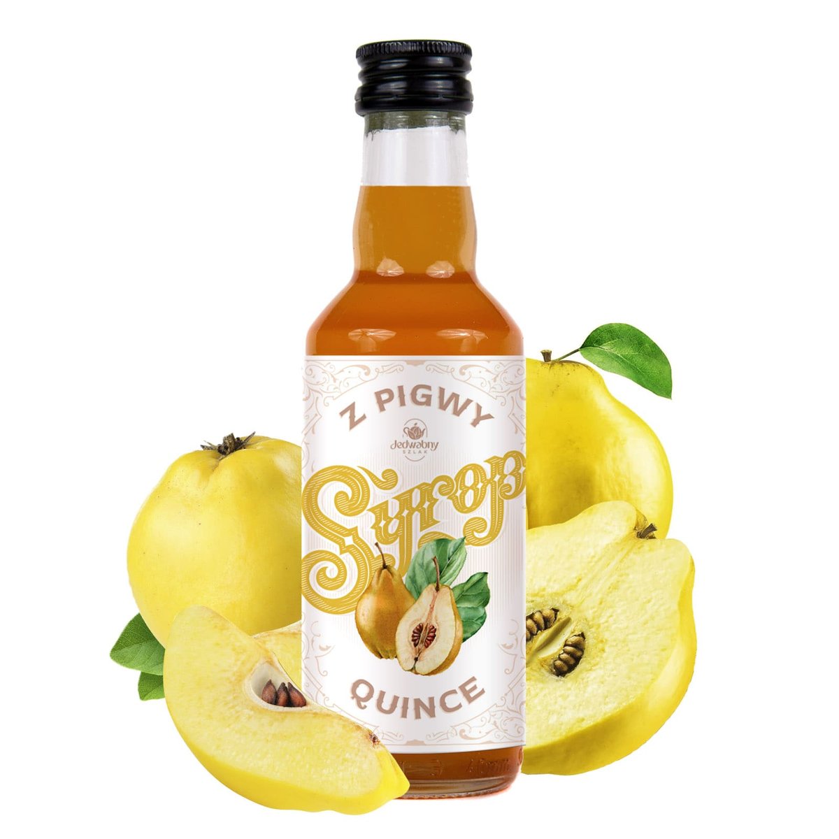 Syrop z pigwy 200 ml naturalny Polski prawdziwy DODATEK do napojów ...