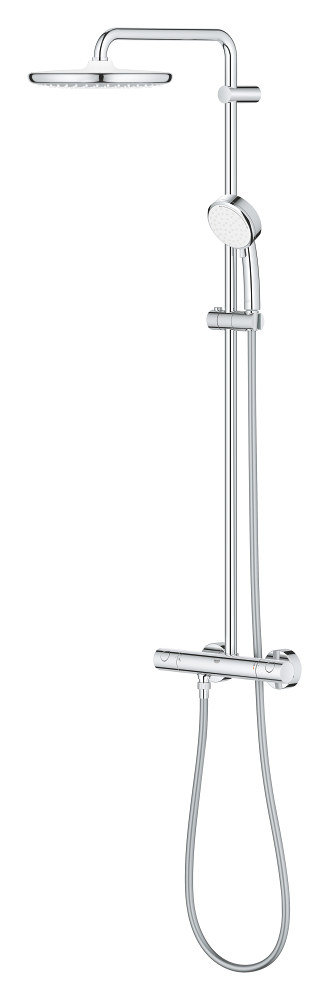 System prysznicowy Tempesta Cosmopolitan System 250 z termostatem do montażu ściennego, chrom ...