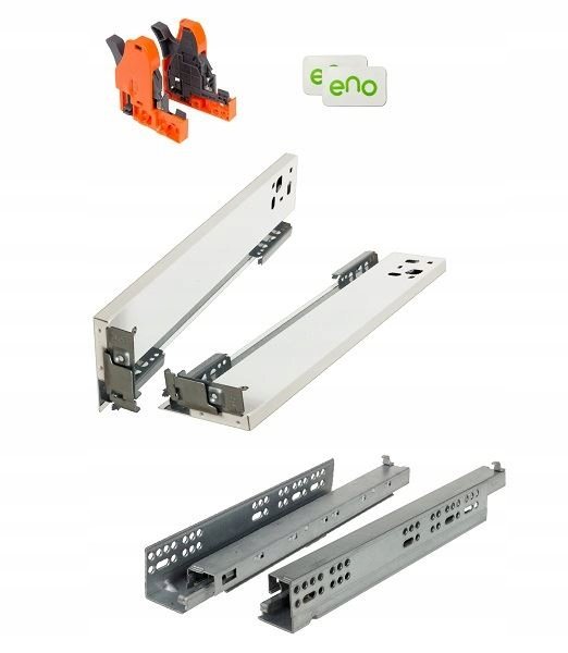 System Szuflad Kuchennych ENO BOX 89/450mm Biały - Domino | Sklep EMPIK.COM