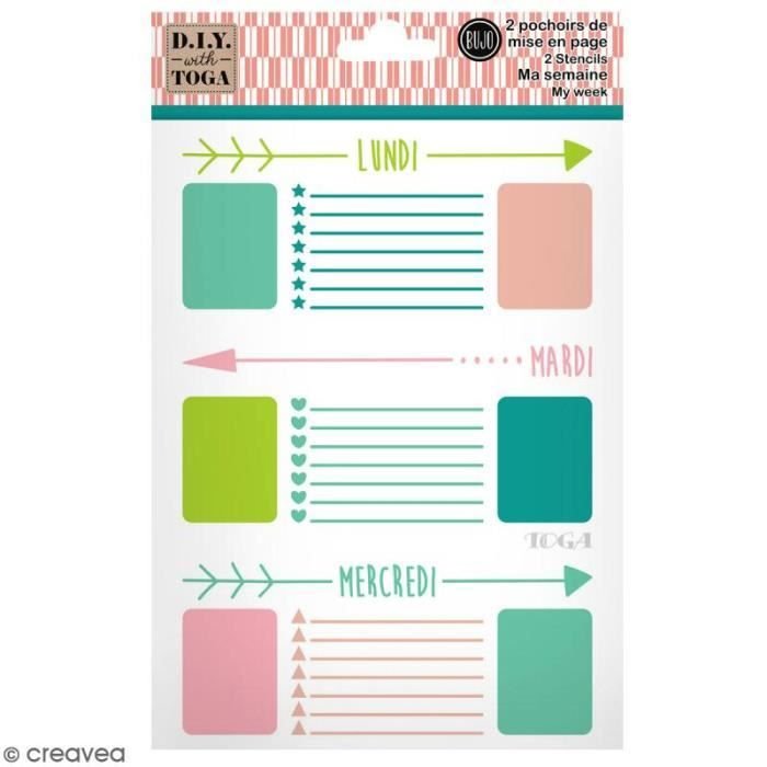 Szablon do dziennika Bullet Journal TOGA - Tygodnie - 15 x 20 cm - Inna ... Szablon do dziennika Bullet Journal TOGA - Tygodnie - 15 x 20 cm - Inna ...