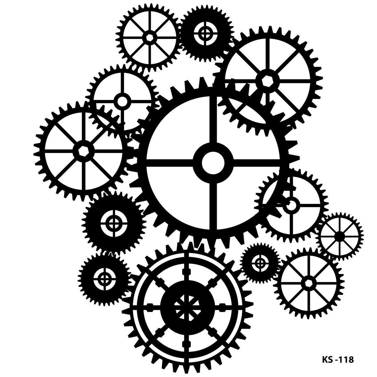 Szablon Siluet do ozdabiania tkanin, trybiki nr 2, rozm. 25x25 cm ...