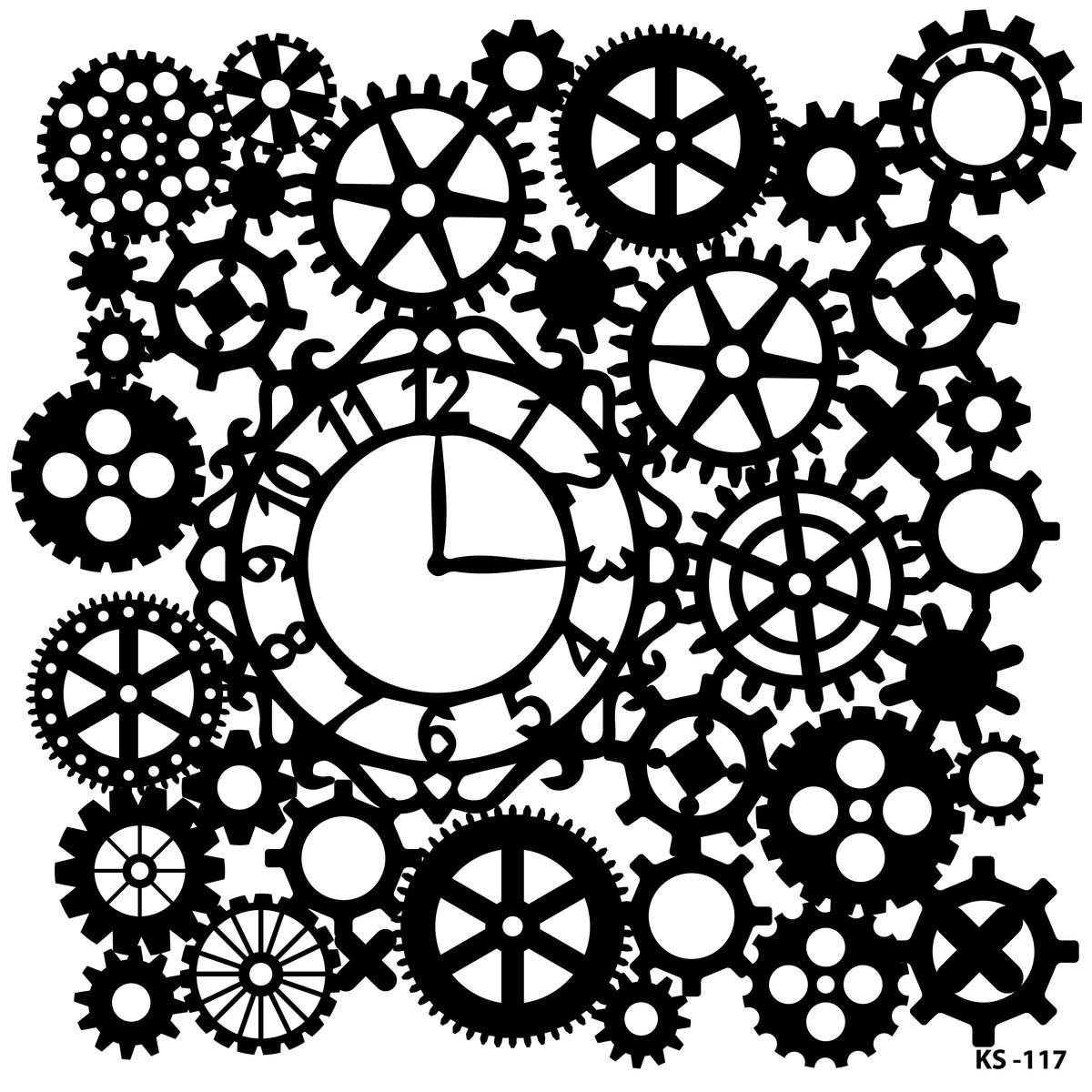 Szablon siluet do ozdaboania tkanin, Trybiki, rozm. 25x25 cm - Cadence ...