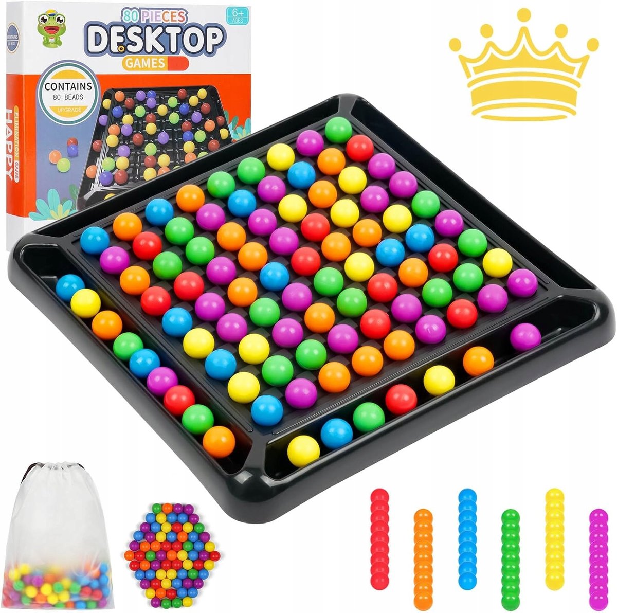 SZACHOWNICA RAINBOW BALL GRA PLANSZOWA LOGICZNA STRATEGICZNA DLA DZIECI ...