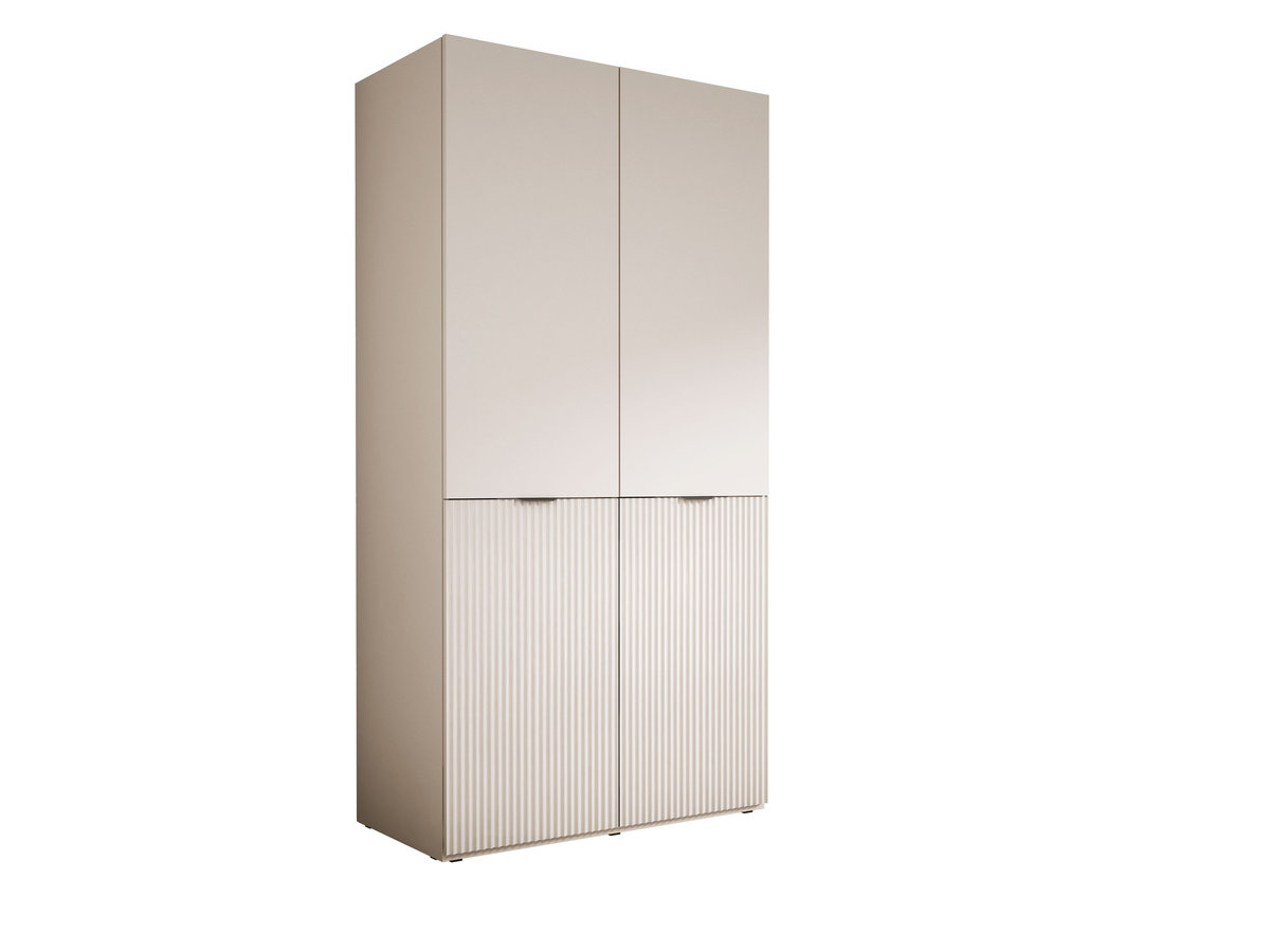 Szafa : Beż piaskowy, 100 x 200 x 51 cm - 3xE Living | Sklep EMPIK.COM