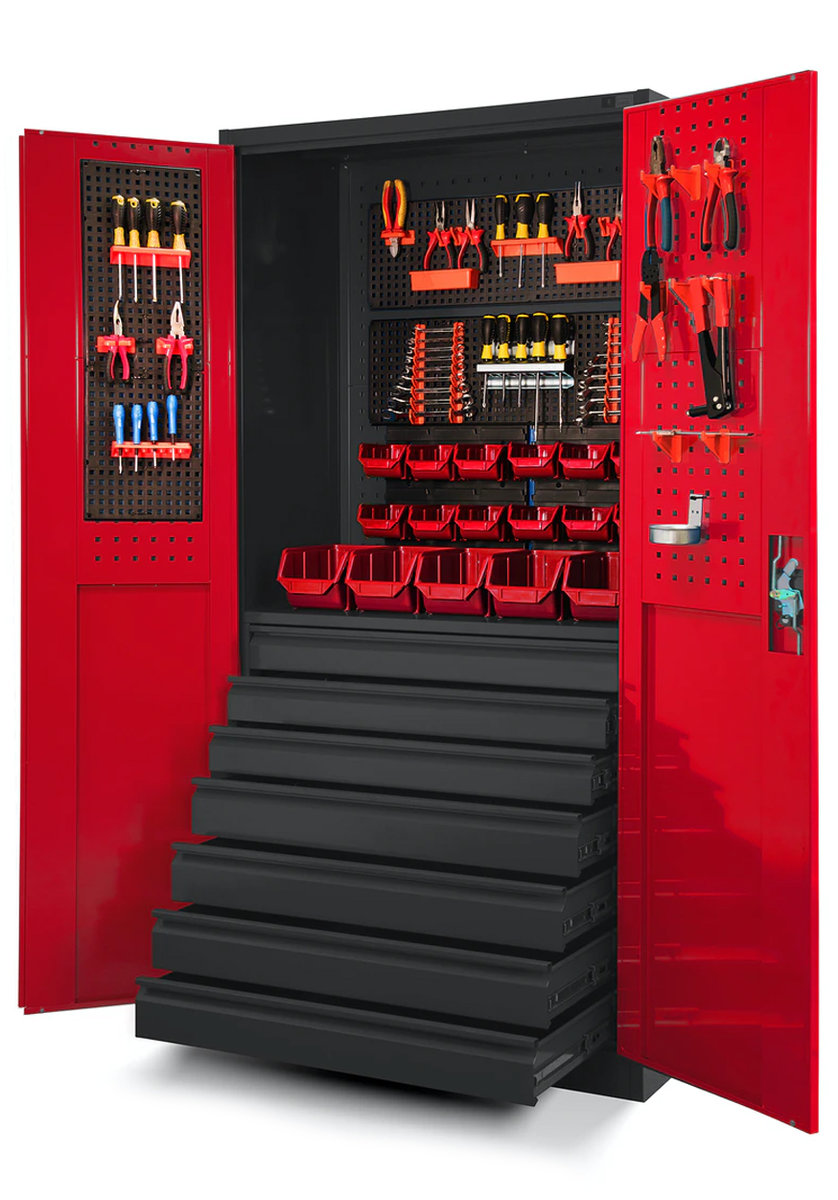 Szafa Metalowa JAN NOWAK Model DAREK 920x1850x500 Warsztatowo ...