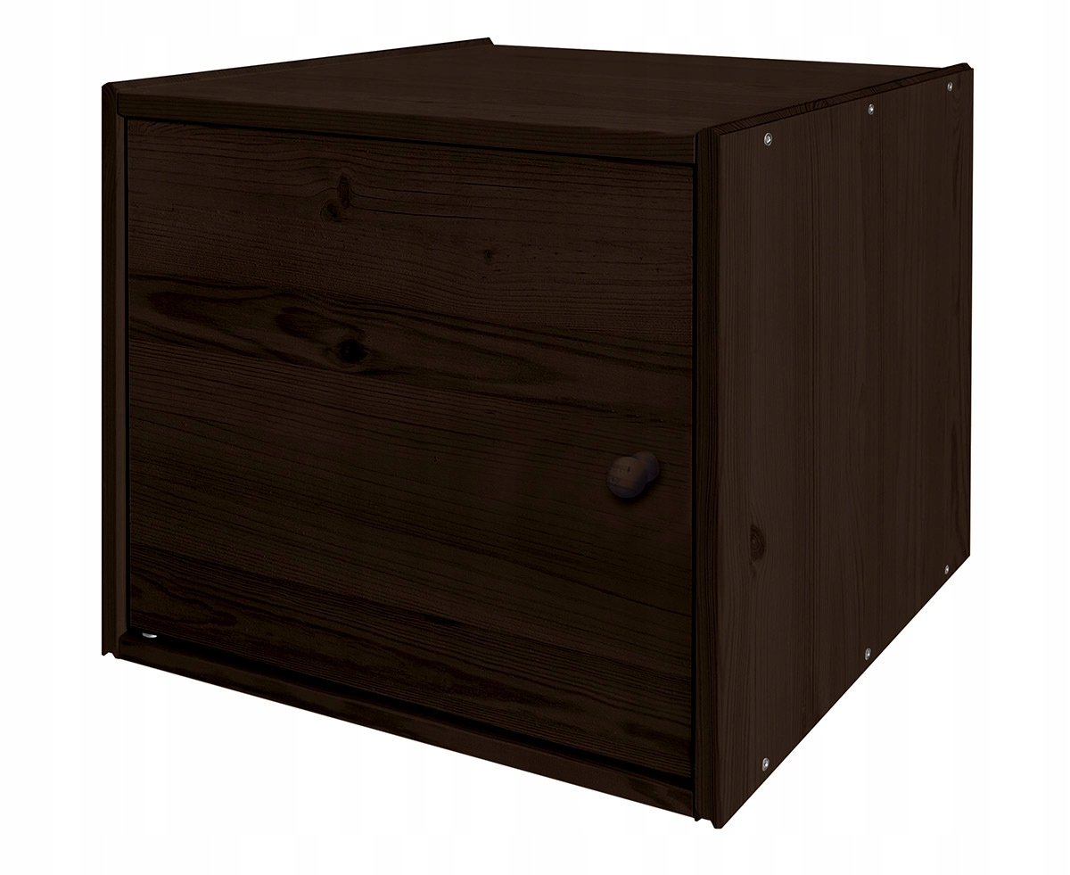 Szafka drewniana z drzwiczkami kolor wenge - Prosbud | Sklep EMPIK.COM
