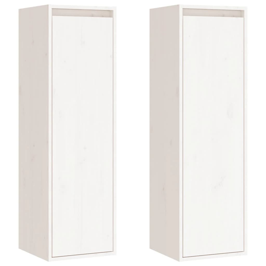 Szafka śc. biała 30x30x100 cm lite drewno sosn. - - Zakito Europe ...