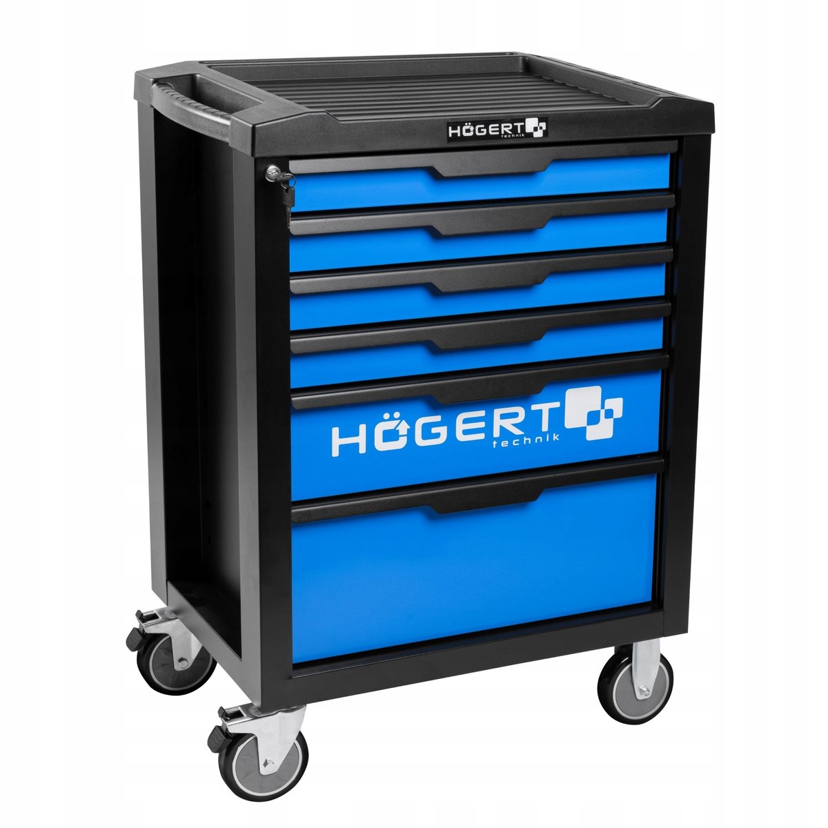 Szafka warsztatowa HOEGERT Technik 274 el. 6 szuflad, na kółkach, z zamkiem - Hoegert Technik ...