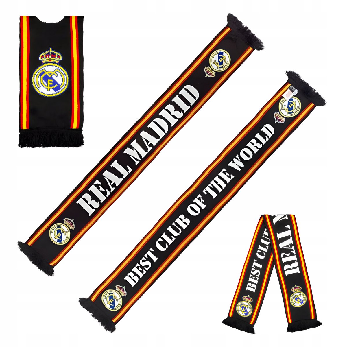 Szalik Real Madryt Oficjalny Licencjonowany 140x20cm Dwustronny Logo ...