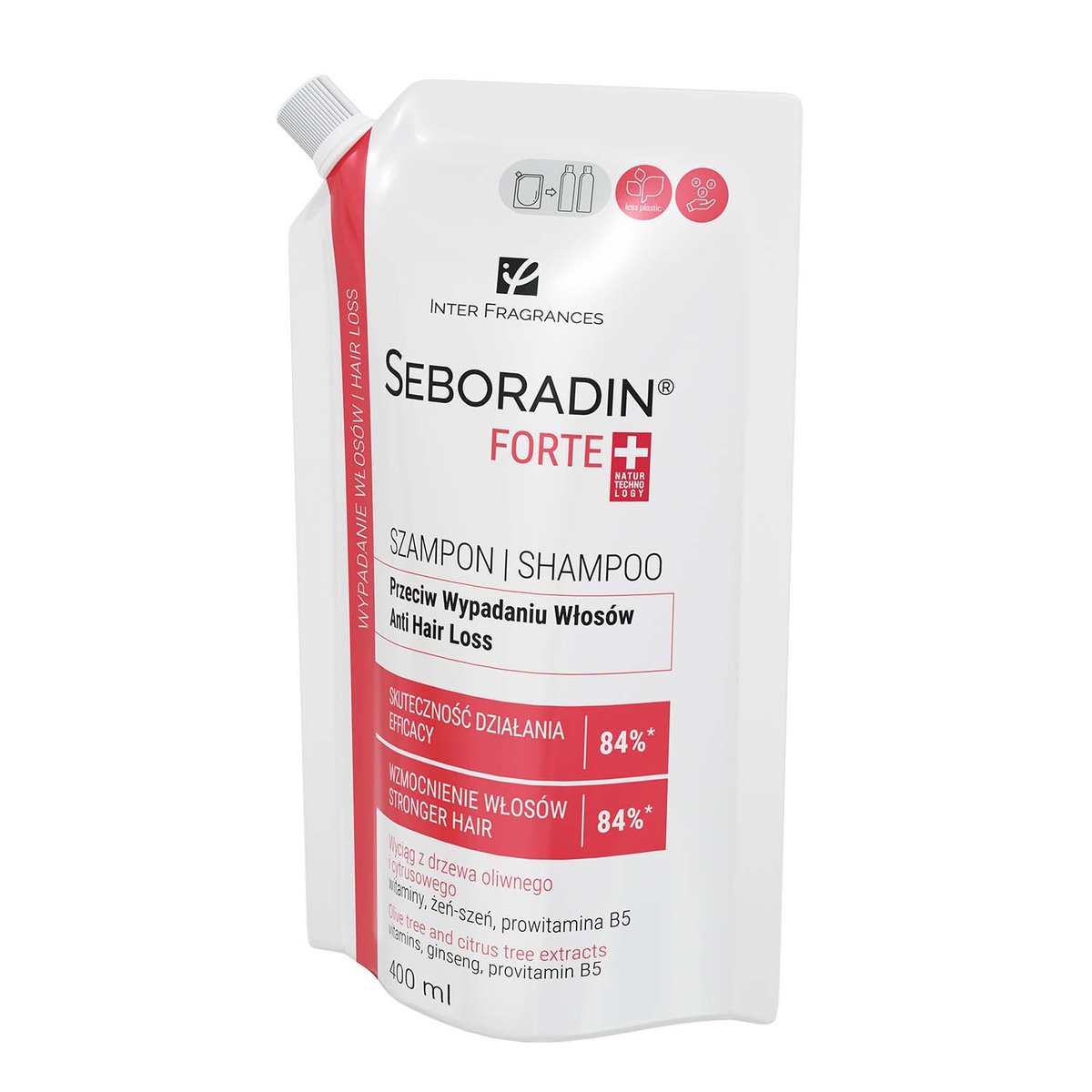 Szampon Seboradin FORTE Przeciw Wypadaniu Włosów 400 ml refill | Sklep ...
