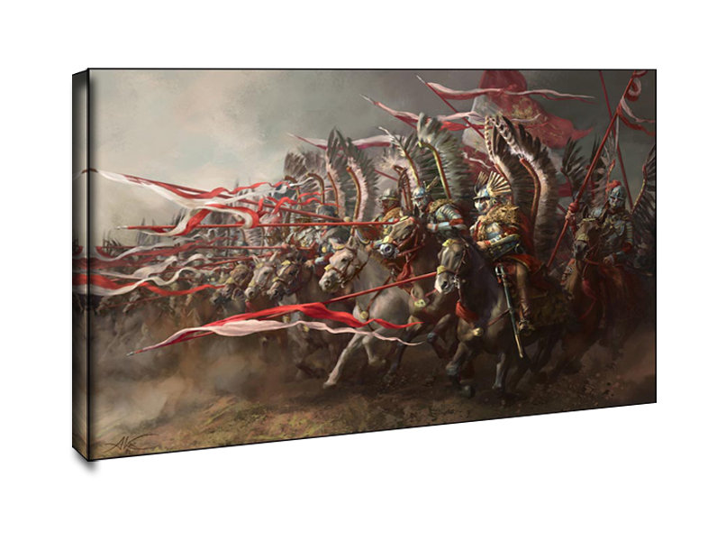 Szarża Husarii - Obraz Na Płótnie 120X90 Cm - Galeria Plakatu | Sklep ...