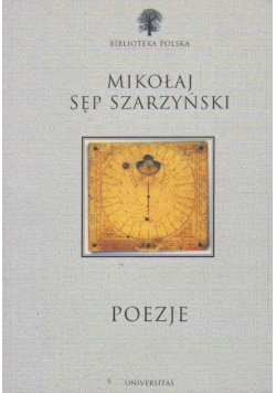Szarzyński Poezje - Sęp-Szarzyński Mikołaj | Książka w Empik