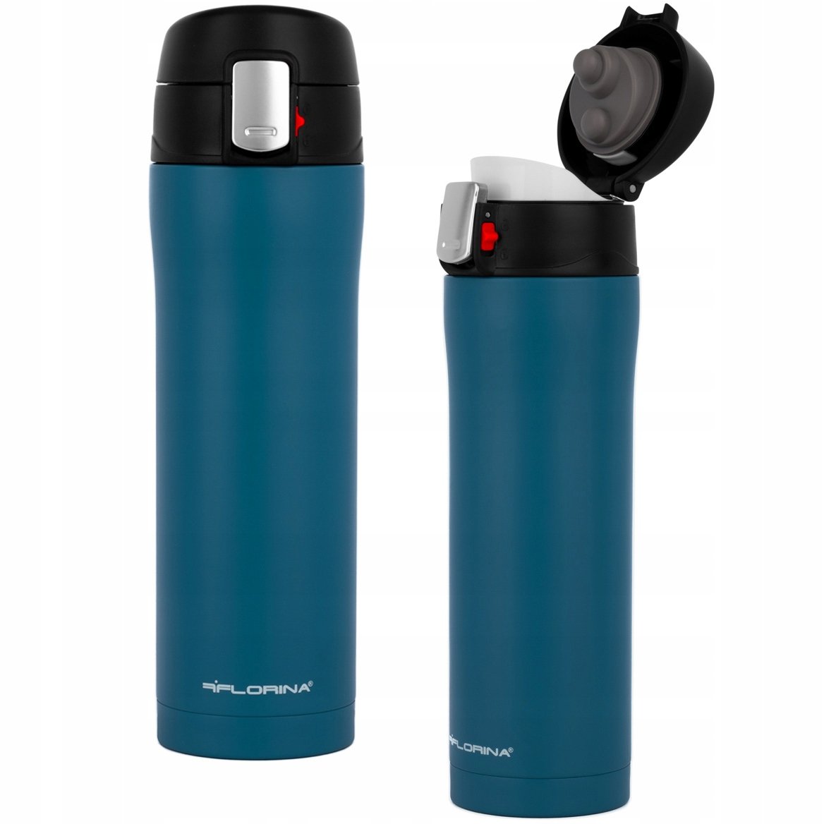 Szczelny Kubek Termiczny Termos Blocco 450Ml Morski - Florina | Sklep EMPIK.COM