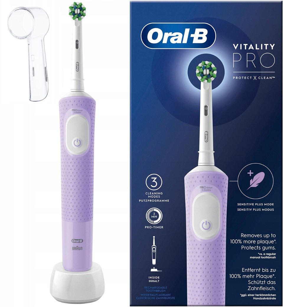 Szczoteczka elektryczna Oral-B Vitality Pro D103 Lilac Violet + osłonka - Oral-B | AGD Sklep ...