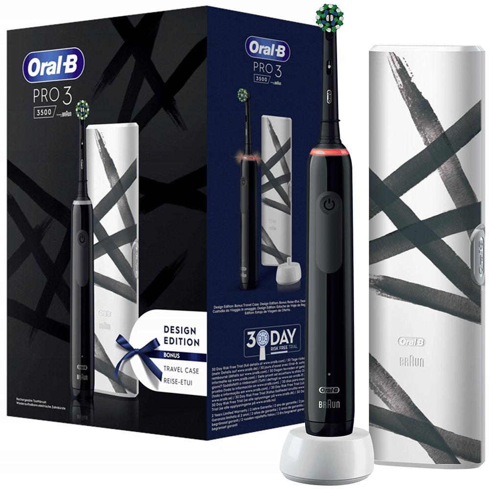 Szczoteczka Oral-B Pro 3 3500 Black Design Edition - Oral-B | AGD Sklep ...