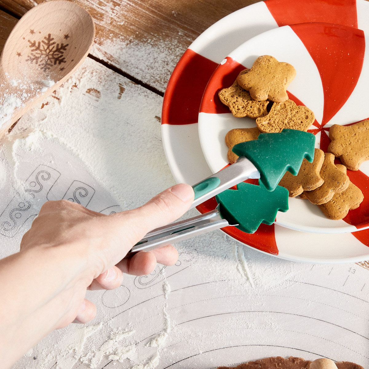 Szczypce SARIA kuchenne choinka 21 cm HOMLA - Homla | Sklep EMPIK.COM