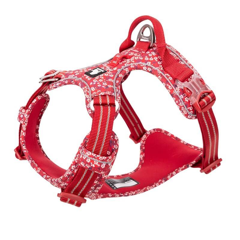 Szelki dla psa Truelove Blossom czerwono-białe L - Truelove | Sklep EMPIK.COM