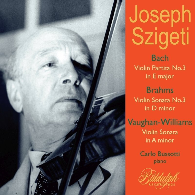 Szigeti Plays Bach, Brahms, Vaughan-Williams - Szigeti Joseph | Muzyka ...
