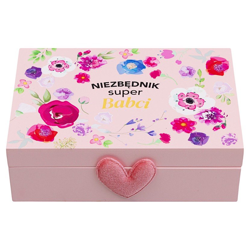 Szkatułka na biżuterię, Dzień Babci i Dziadka, Niezbędnik super Babci ...