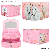 Szkatułka Na Biżuterię Miss Melody Z Lusterkiem I Szufladką 12404A ...