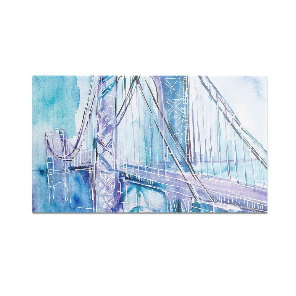 Szklana deska do krojenia HOMEPRINT Mostu w Nowym Yorku 60x52 cm ...