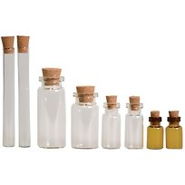 Szklane fiolki o różnych rozmiarach i… - Inna marka | Sklep EMPIK.COM