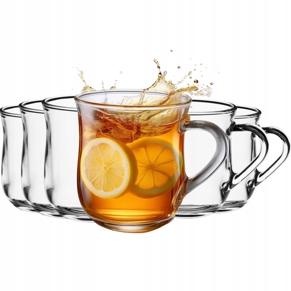 SZKLANKI DO KAWY HERBATY KUBEK Z UCHEM 320ml 6 szt - inna (Inny) | Sklep EMPIK.COM