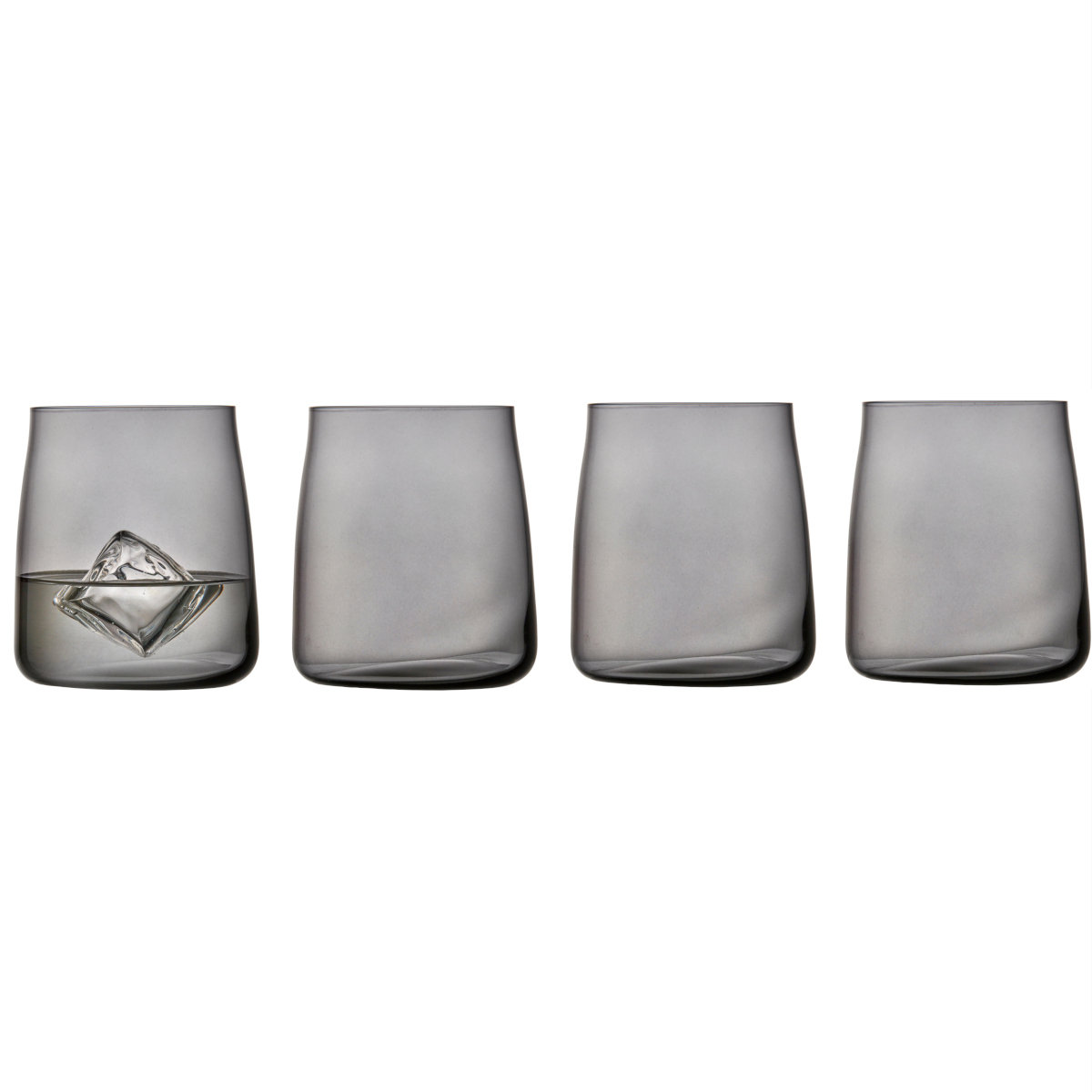 Szklanki do wody ze szkła kryształowego Smoke 420 ml 4 sztuki 31568 ...