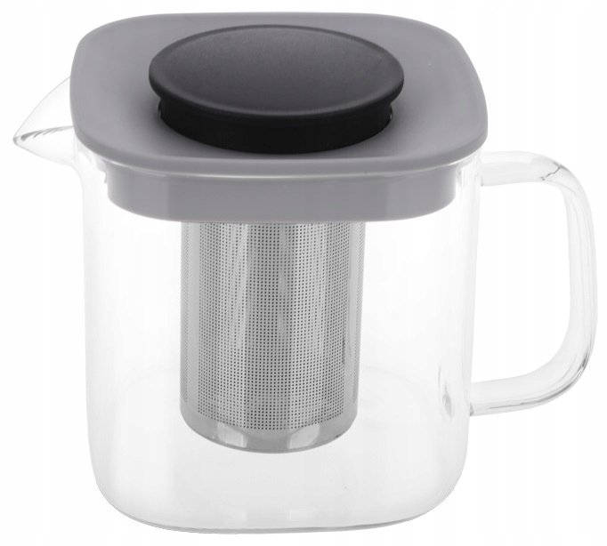 SZKLANY DZBANEK Z WKŁADEM ZAPARZACZEM DO HERBATY ZIÓŁ 600ML - ravi | Sklep EMPIK.COM