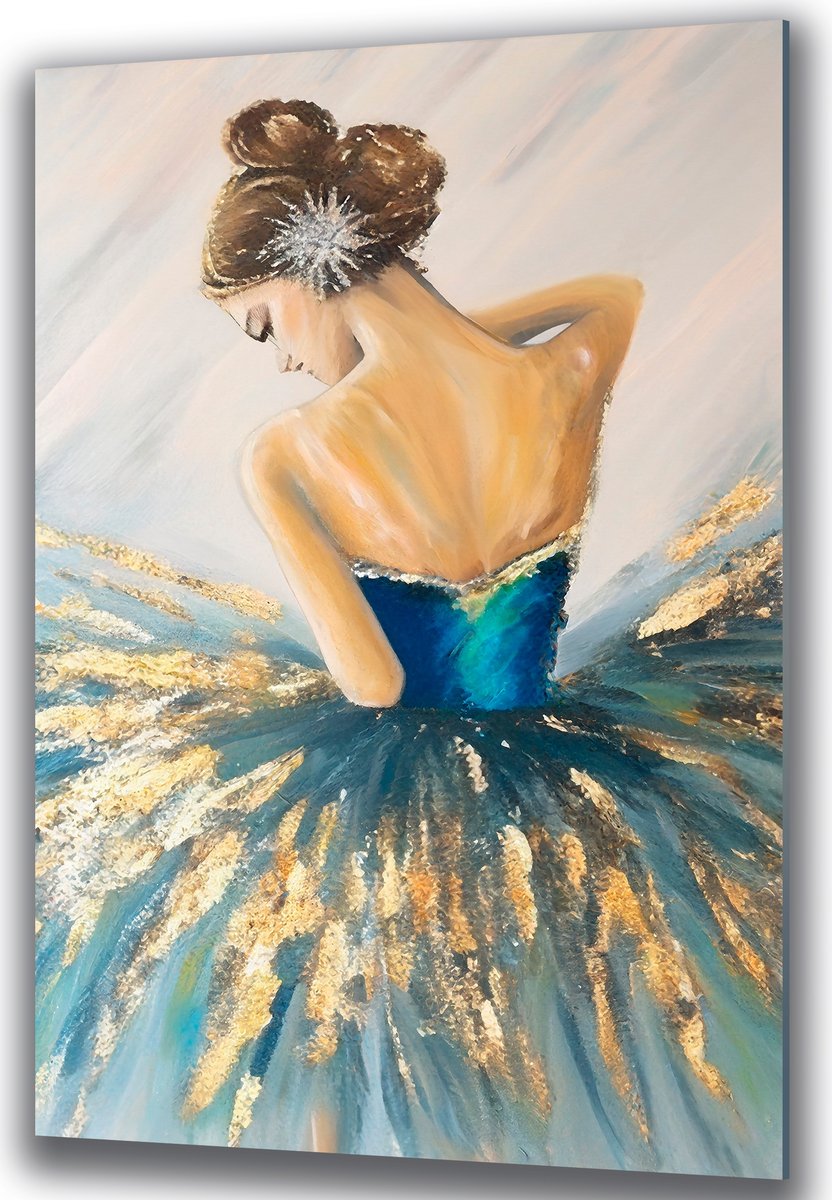 Szklany Obraz Baletnica Taniec 23x36 cm - Inna marka | Sklep EMPIK.COM