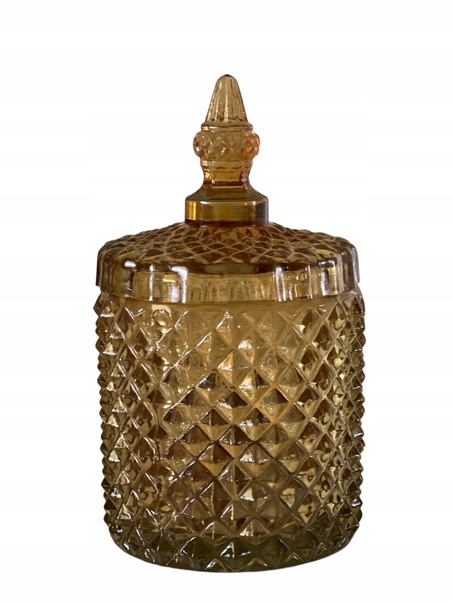 Szklany Pojemnik Dekoracyjny Duży - Dekorpap | Sklep EMPIK.COM