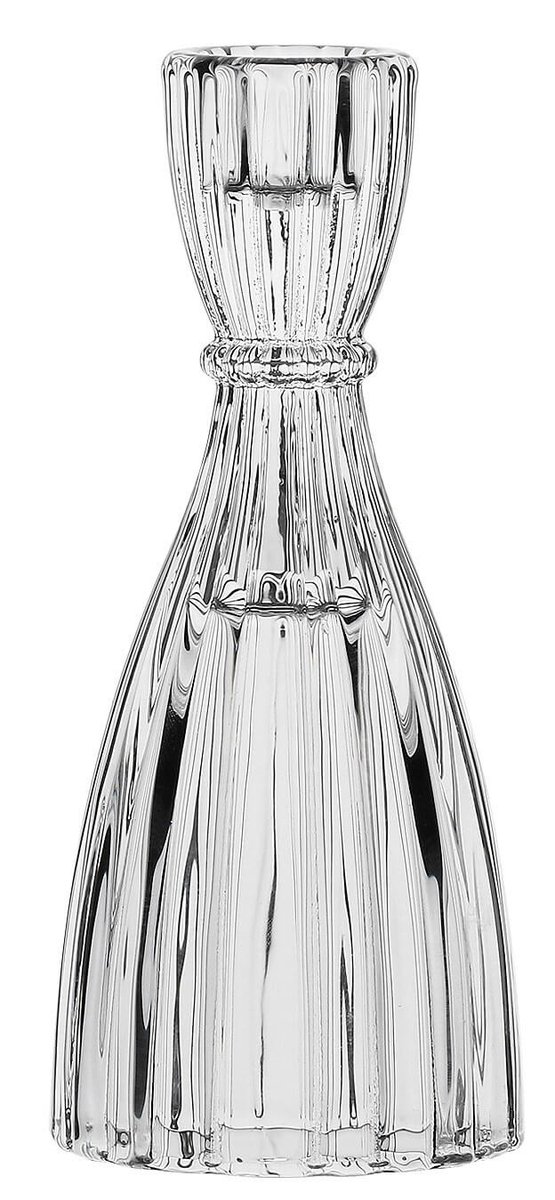 Szklany świecznik Lumella - Przezroczysty, 15 cm - Rituali Domestici ...