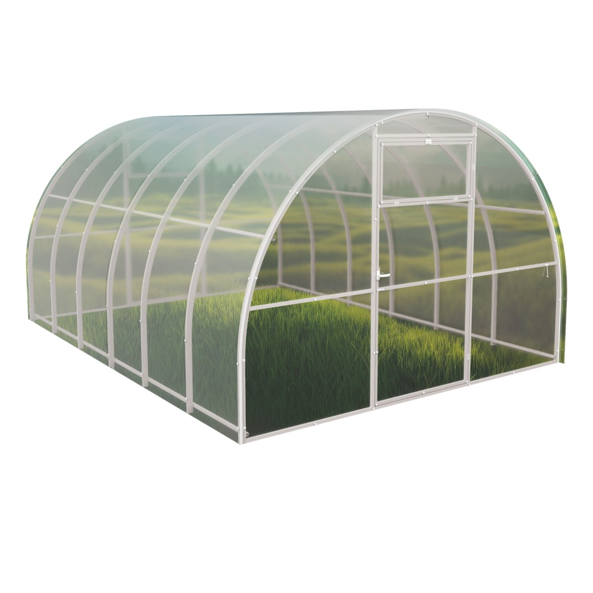 Szklarnia z poliwęglanu Tunel ogrodowy 3x4 m profile 20x40 poliwęglan ...