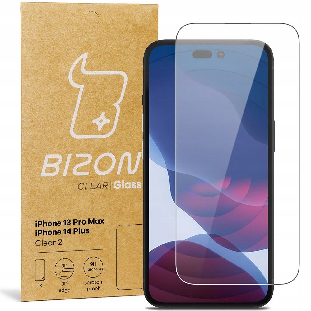 Szkło Bizon Clear 2 Do Iphone 14 Plus/13 Pro Max - Bizon | Sklep EMPIK.COM