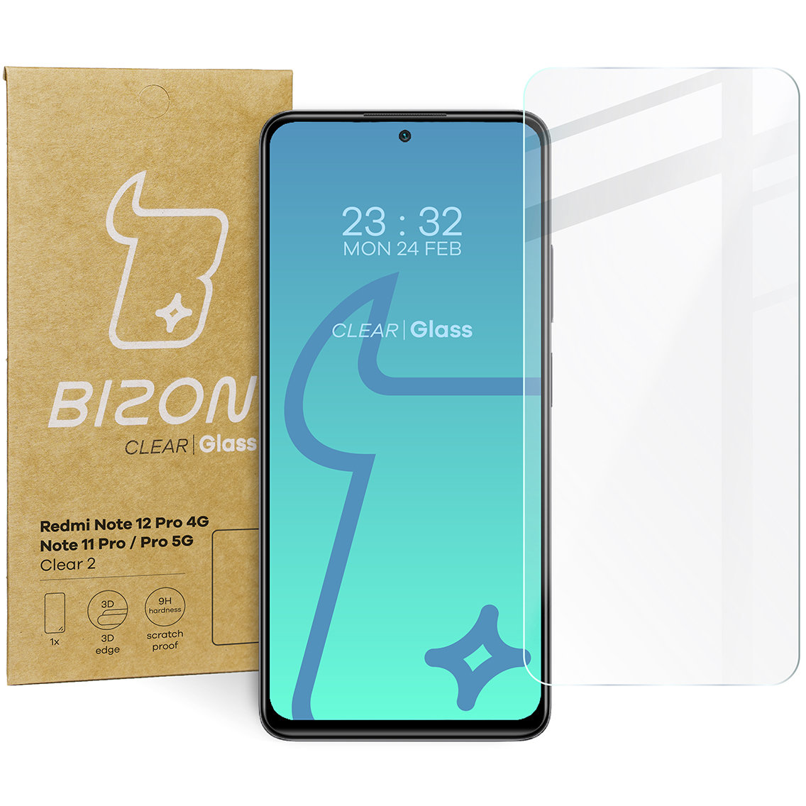 Szkło Bizon Do Redmi Note 12 Pro 4G/11 Pro 4G/5G - Bizon | Sklep EMPIK.COM