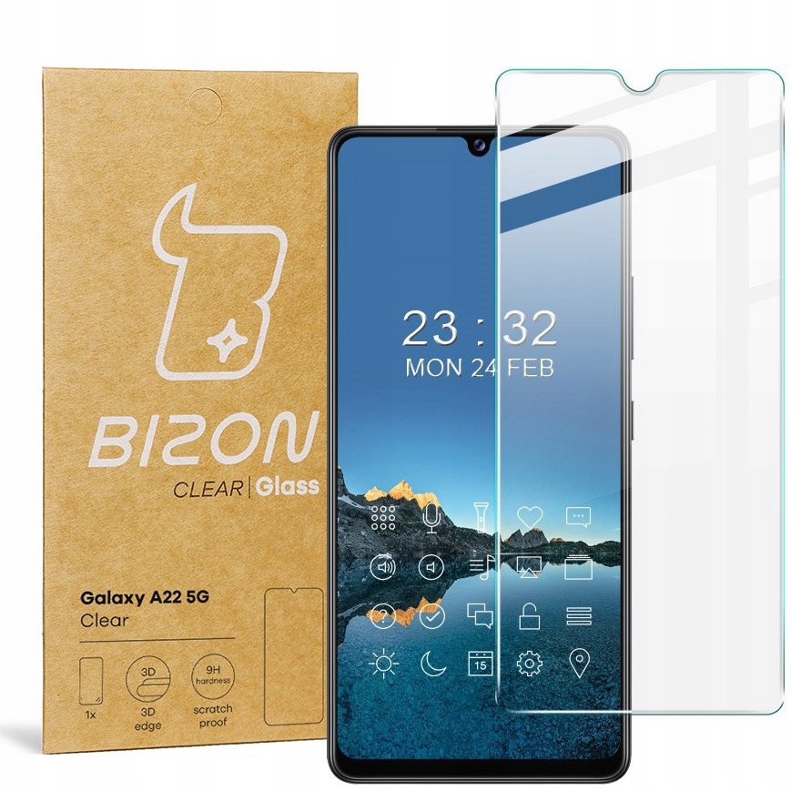 Szkło Hartowane Bizon Glass Clear Do Galaxy A22 5G - Bizon | Sklep EMPIK.COM