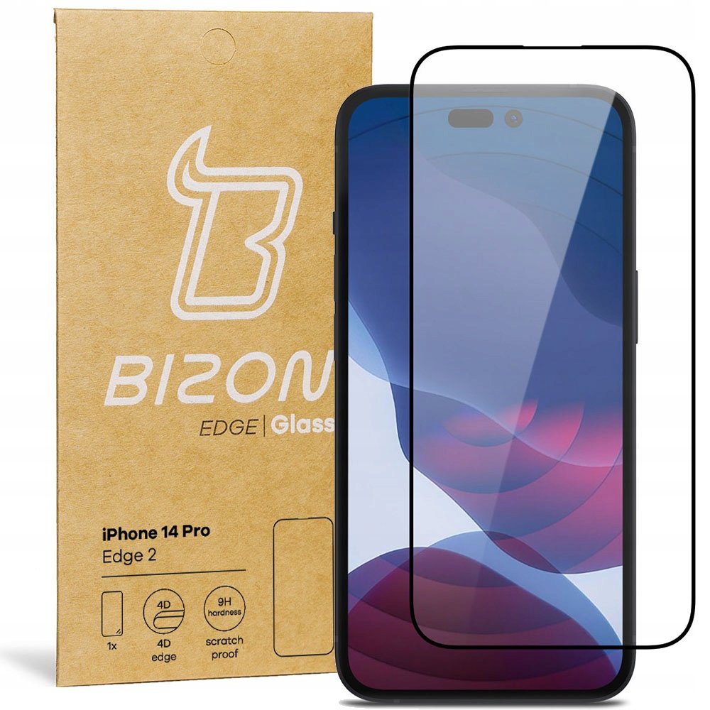 Szkło Hartowane Bizon Glass Edge Do Iphone 14 Pro - Bizon | Sklep EMPIK.COM