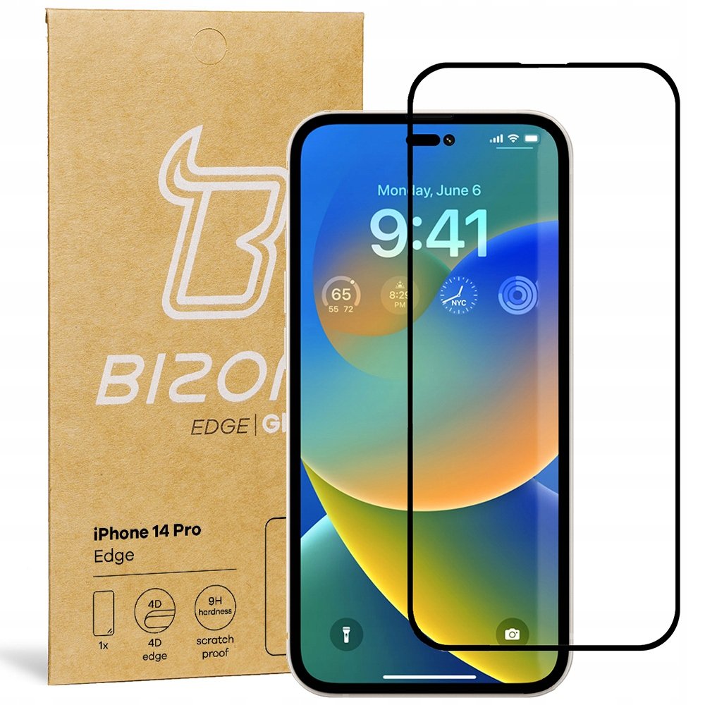 Szkło Hartowane Bizon Glass Edge Do Iphone 14 Pro - Bizon | Sklep EMPIK.COM