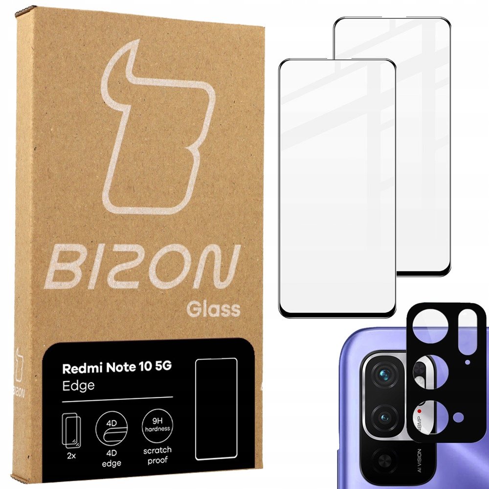 Szkło Hartowane Do Redmi Note 10 5G, Bizon Glass - Bizon | Sklep EMPIK.COM