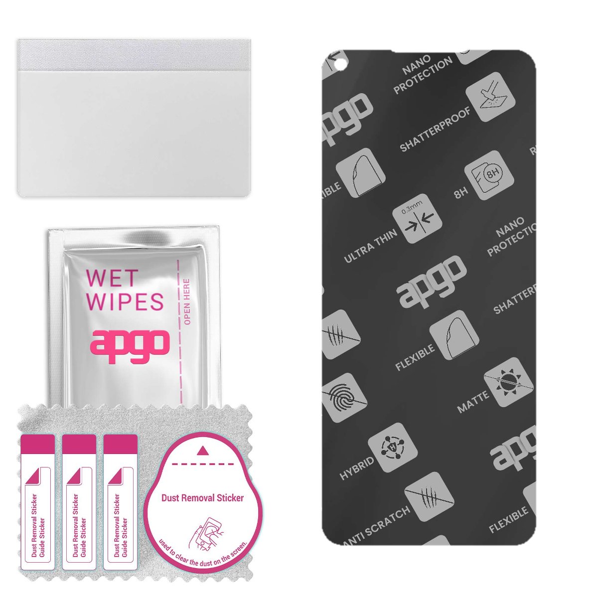 Szkło hybrydowe MATOWE do Oppo A74 5G CPH2263 - apgo | Sklep EMPIK.COM