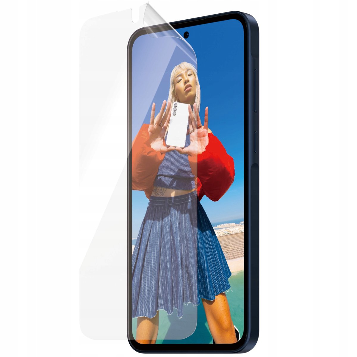 Szkło hybrydowe na cały ekran PanzerGlass Ultra-Wide Fit Matrix do ...