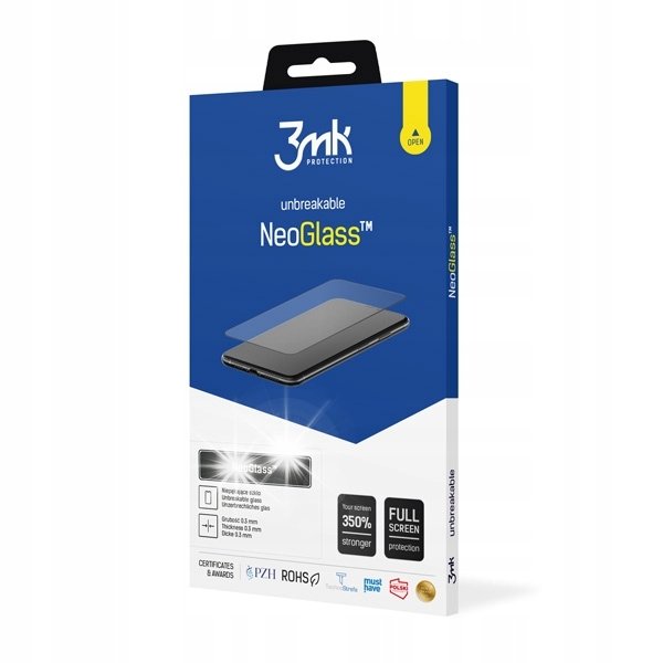Szkło kompozytowe na ekran smartfona 3mk NeoGlass 8H do iPhone 15 Pro ...