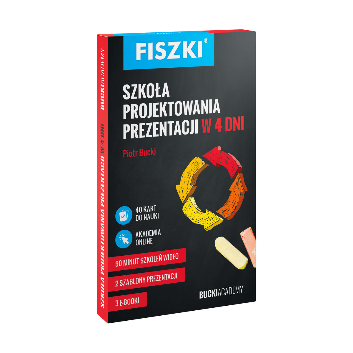 Szkoła projektowania prezentacji w 4 dni - Bucki Piotr | Książka w Empik