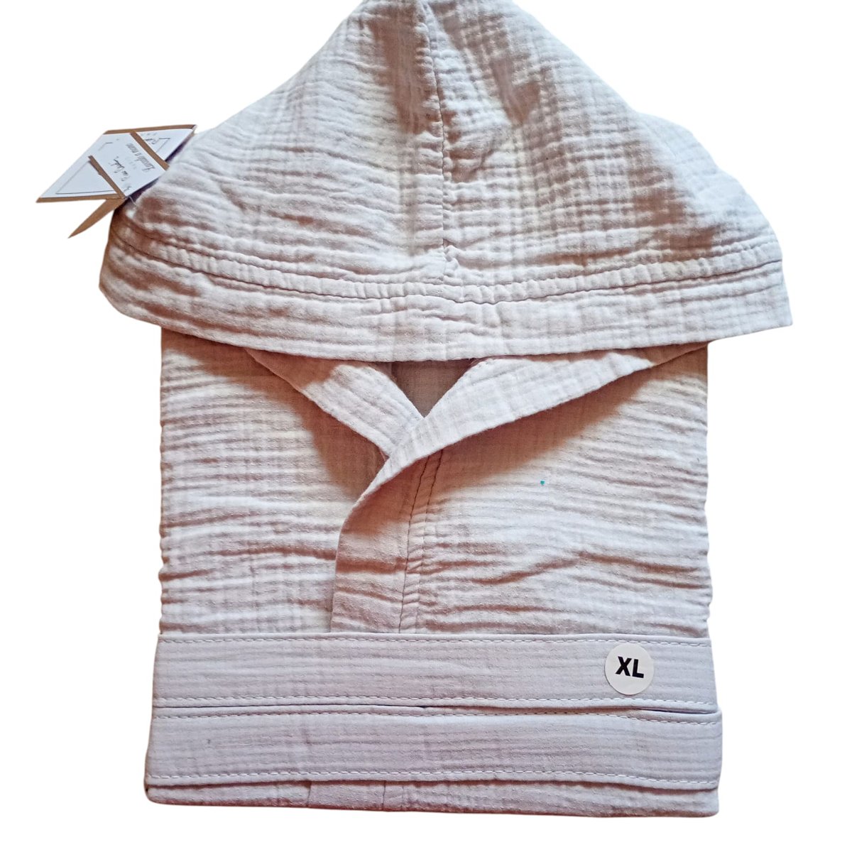 Szlafrok bawełniany muślinowy Pierre Cardin Paris stonewash 240 GSM z ...