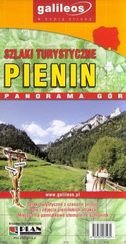 Szlaki turystyczne Pienin. Panorama gór. Mapa - Opracowanie zbiorowe ...
